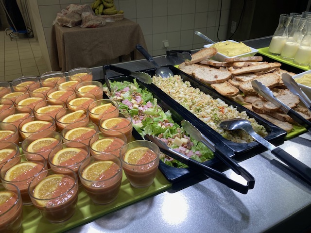 Buffet entrées - Collège Fromente - Saint François
